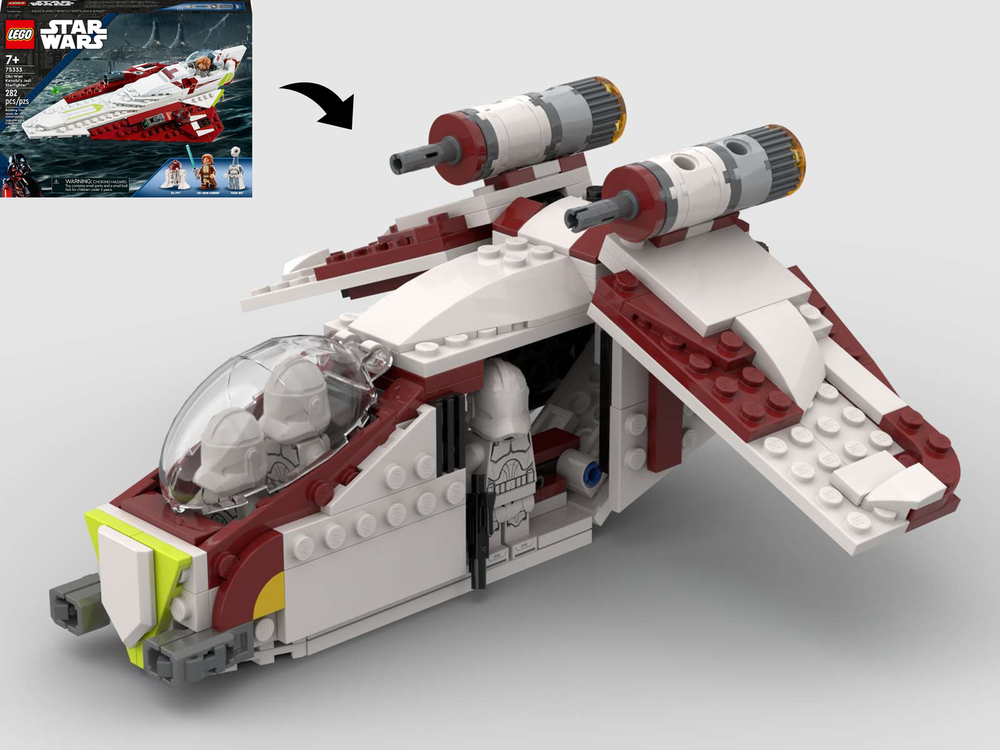 LEGO MOC Republic Gunship Midi Scale - Alternate Build of 75333 Obi-Wan ...