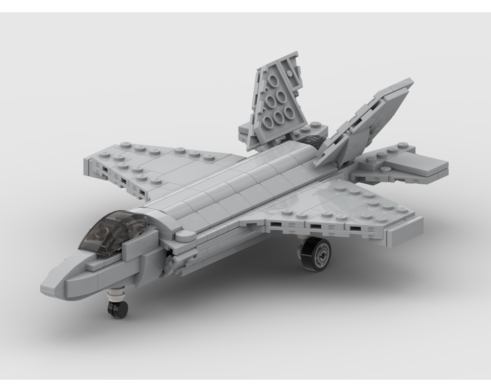 LEGO MOC F-35a Lightning II Mini-Scale by Brickosaurus | Rebrickable ...