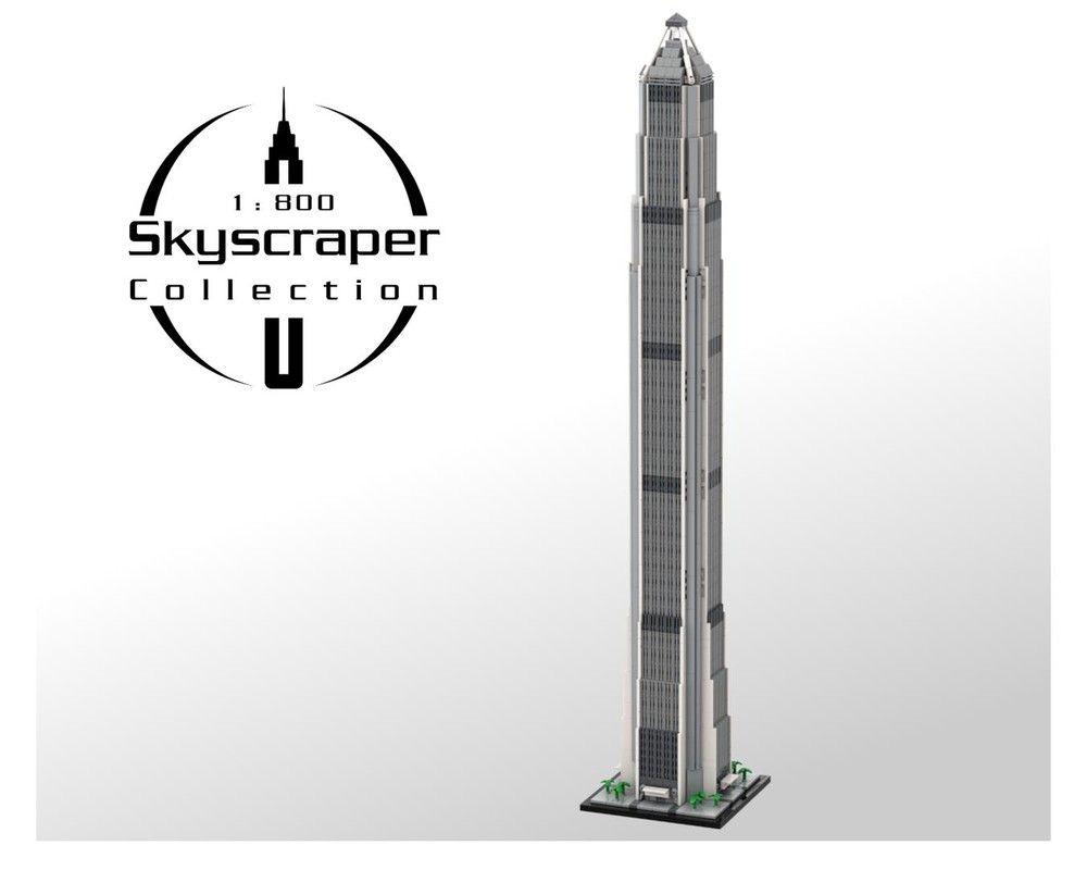 LEGO MOC Ping An Finance Centre 1:800 Scale by SPBrix | Rebrickable ...