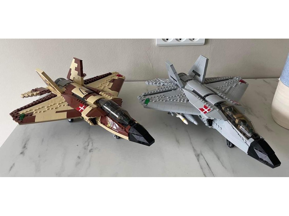 Lego Moc Desert Camo Power Jet By Jakob Rebrickable Build With Lego