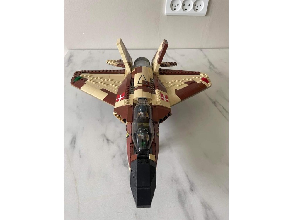 Lego Moc Desert Camo Power Jet By Jakob Rebrickable Build With Lego