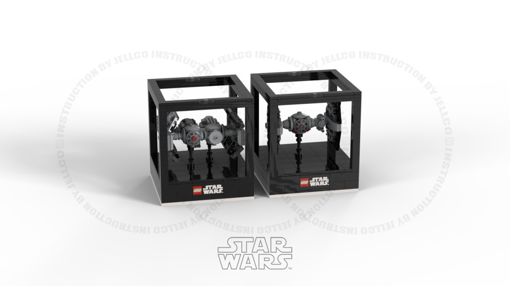 LEGO MOC Micro T.I.E fighters Desktop Cube Series III by jellco ...