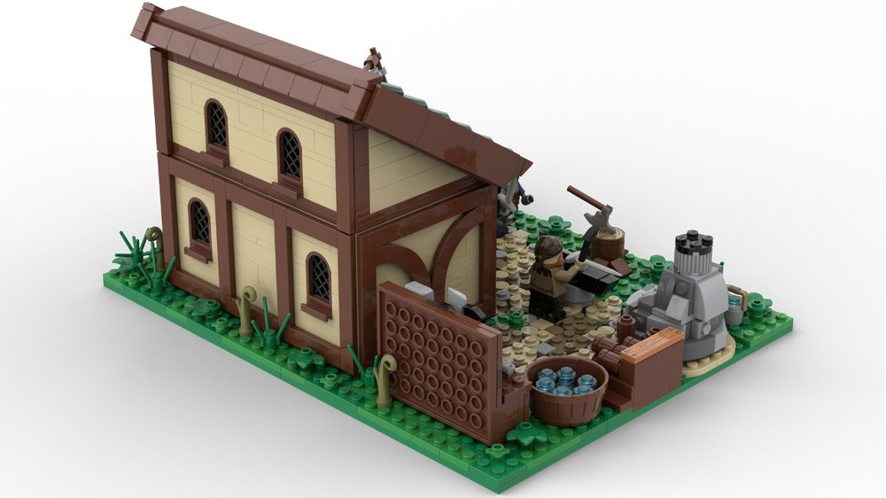 LEGO MOC LEGO Medieval Castle Blacksmith house The Witcher MOC by ...