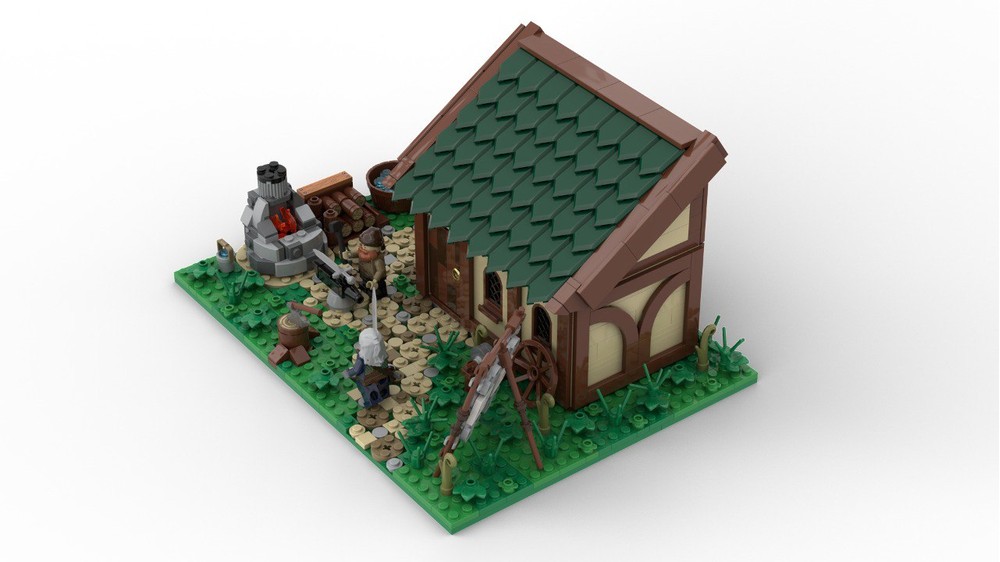 LEGO MOC LEGO Medieval Castle Blacksmith house The Witcher MOC by ...