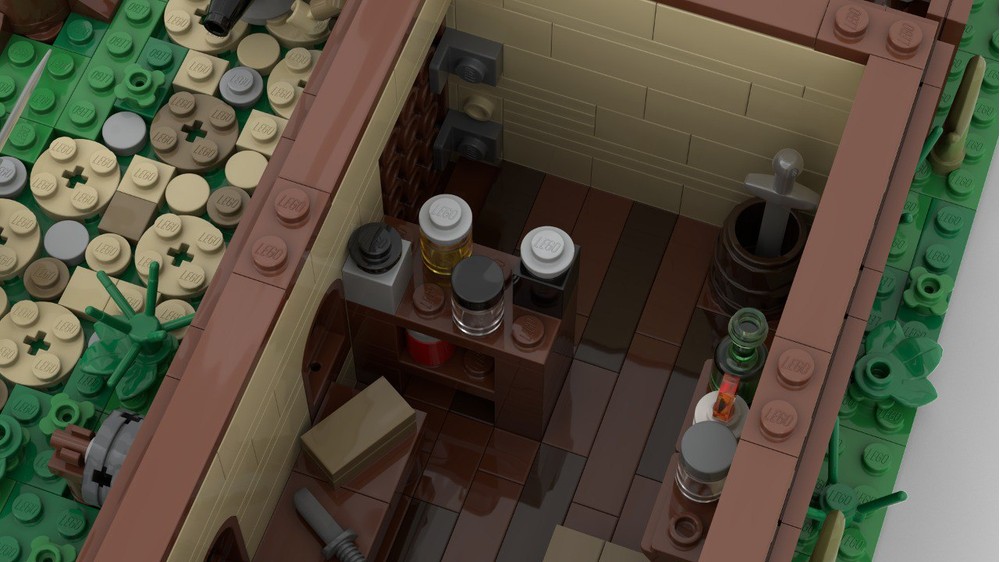 LEGO MOC LEGO Medieval Castle Blacksmith house The Witcher MOC by ...