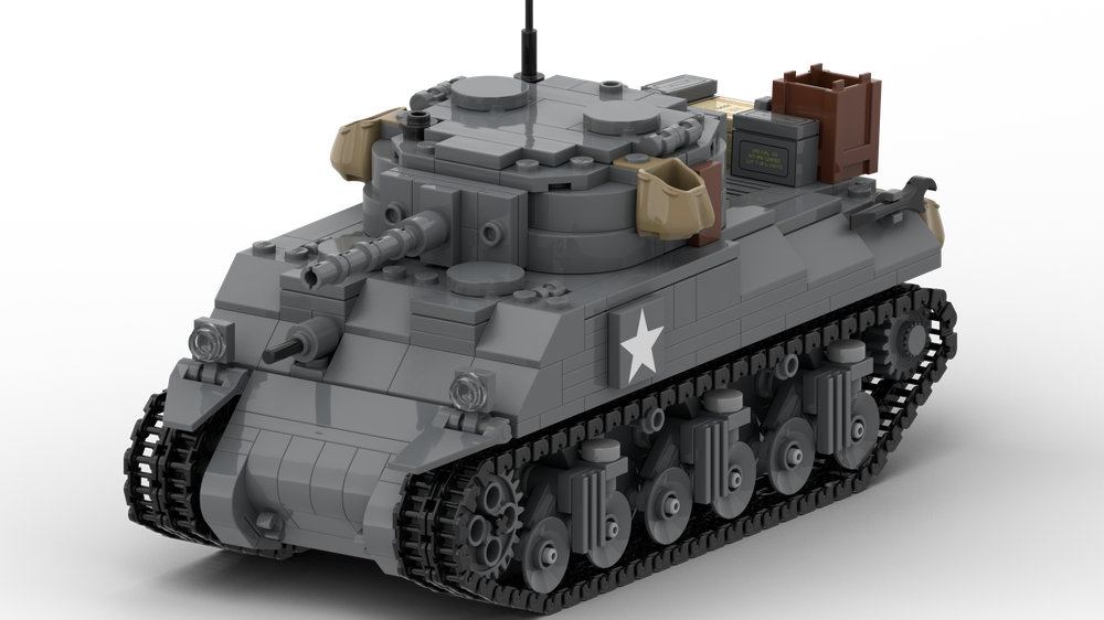LEGO MOC M4 sherman / WW2 by Lepetitlegoneuf | Rebrickable - Build with LEGO