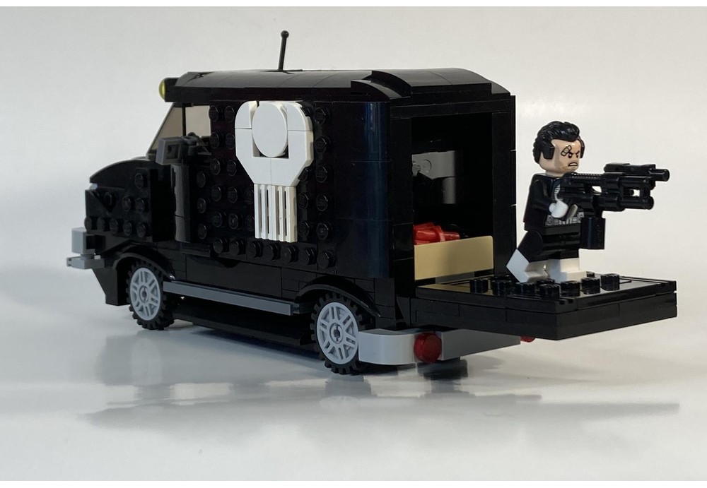 Lego Moc Punisher Van By Bam Mocs Rebrickable Build With Lego
