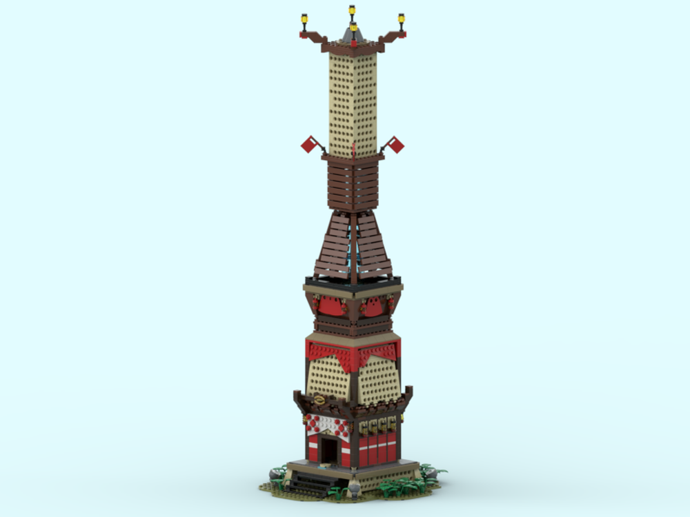 LEGO MOC Zelda Tears of the Kingdom - Skyview Tower by Pontus_Gehrmann ...