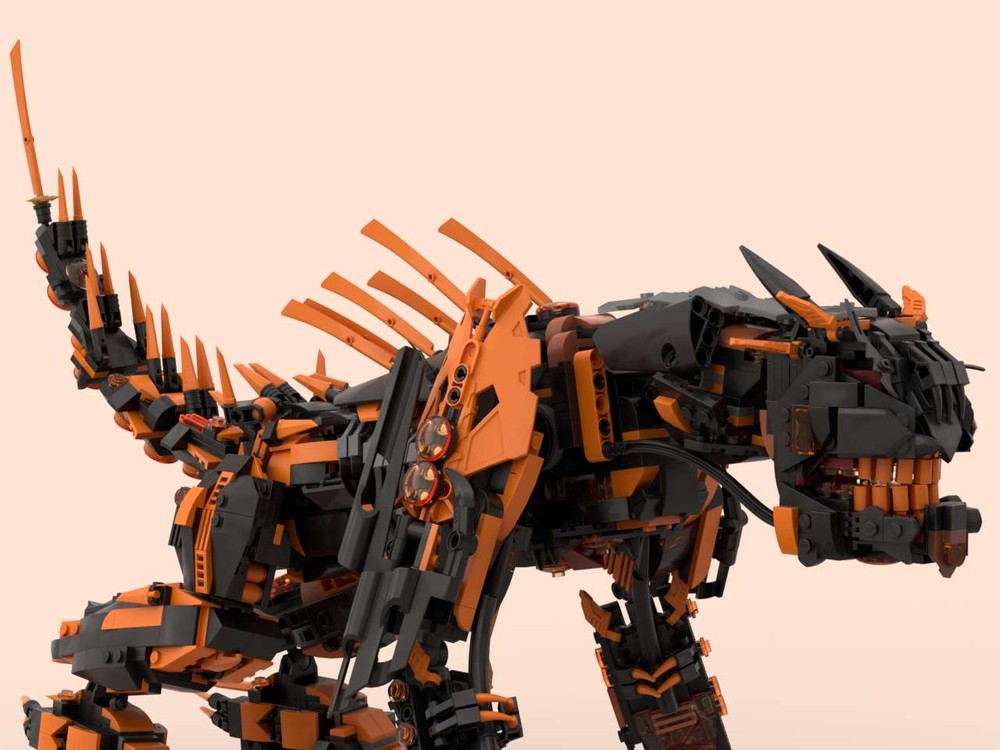 LEGO MOC Black Panther by Skymo | Rebrickable - Build with LEGO