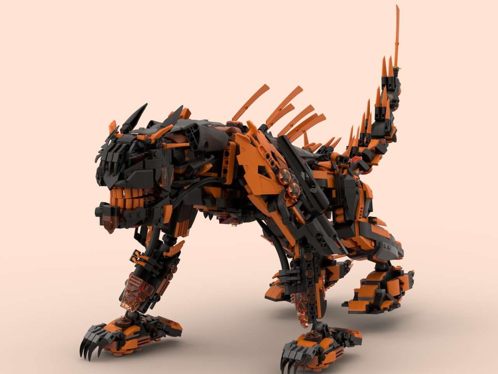 LEGO MOC Black Panther by Skymo | Rebrickable - Build with LEGO
