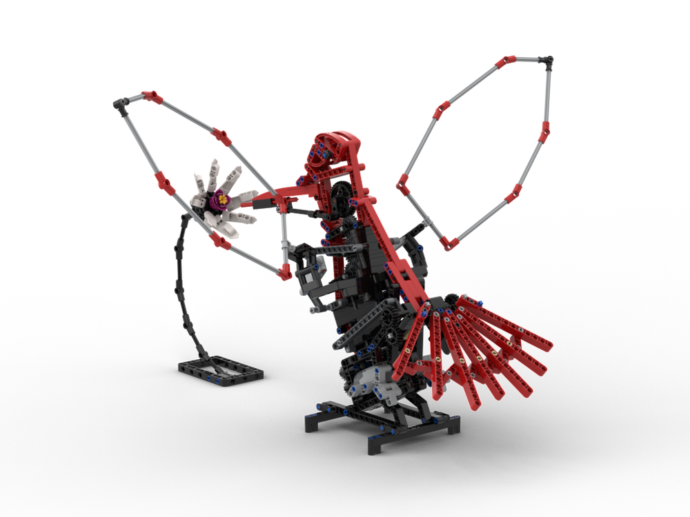 LEGO MOC Mechanical Hummingbird by 3DKiwi | Rebrickable - Build with LEGO