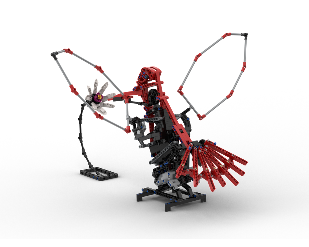 LEGO MOC Mechanical Hummingbird by 3DKiwi | Rebrickable - Build with LEGO