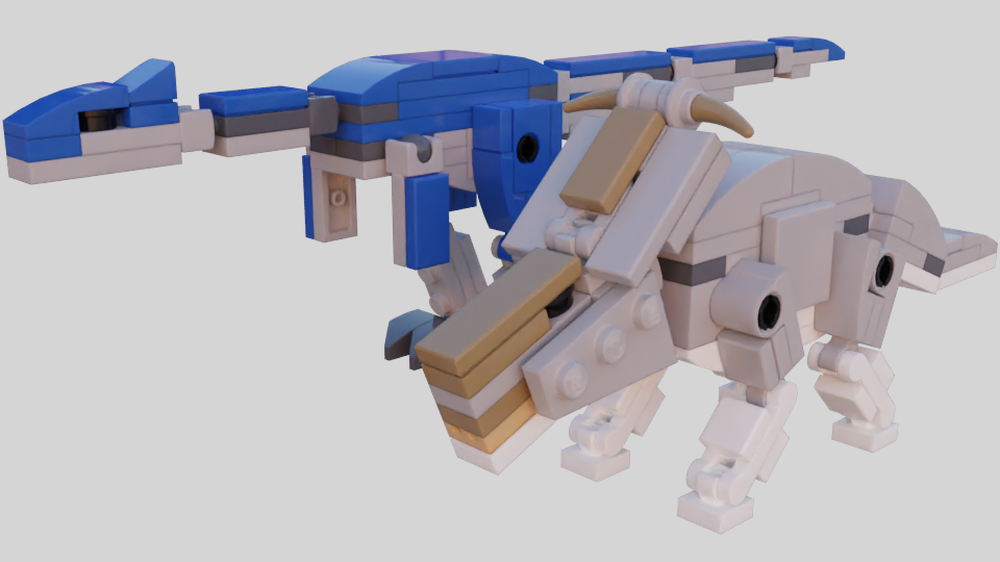 LEGO MOC Pachyrhinosaurus and Nanuqsaurus by builditmac | Rebrickable ...