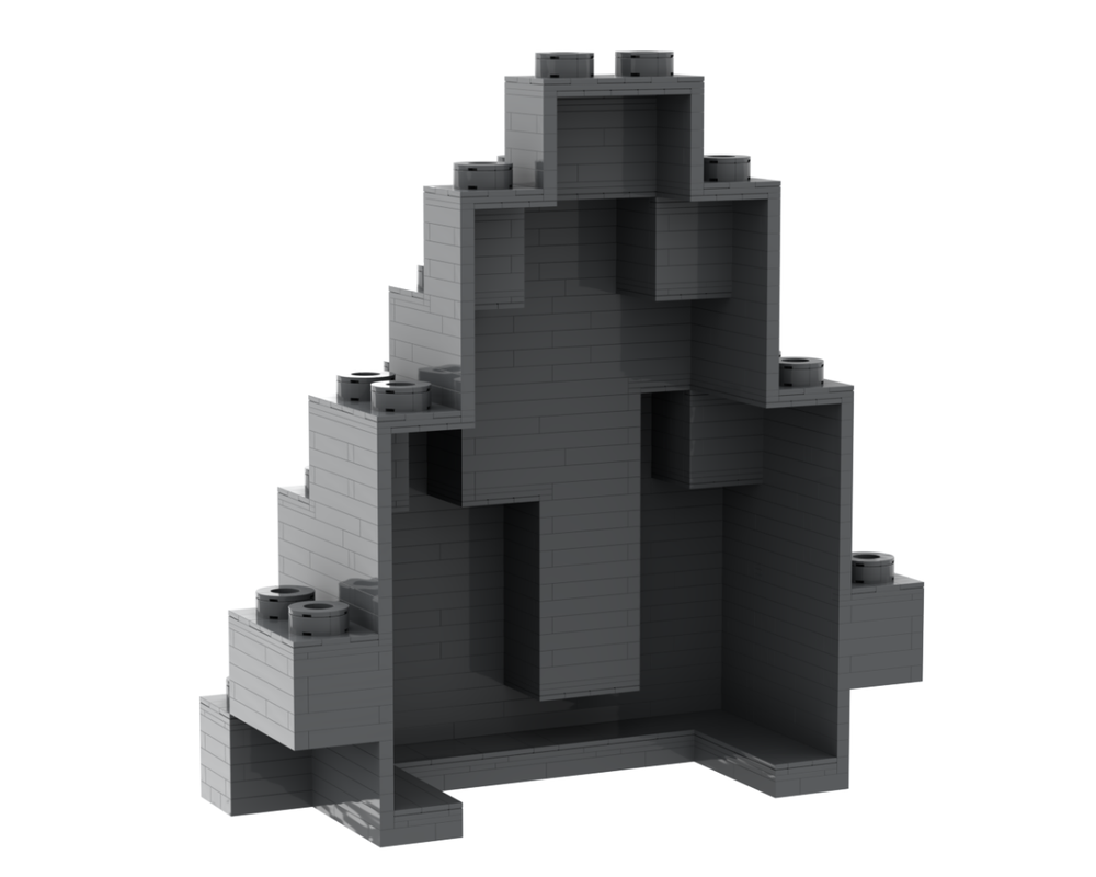 Lego Moc Really Big Ugly Rock Piece By Stonewall Bricks Rebrickable