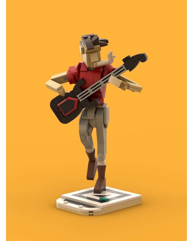 LEGO MOC LEGO Lead Guitarist by click_lever | Rebrickable - Build with LEGO