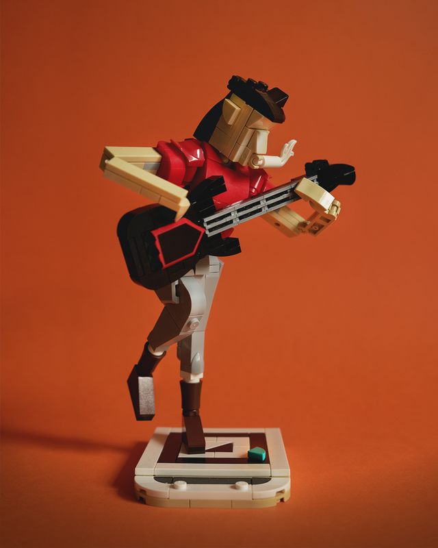 LEGO MOC-150397 LEGO Lead Guitarist by click_lever | Rebrickable ...