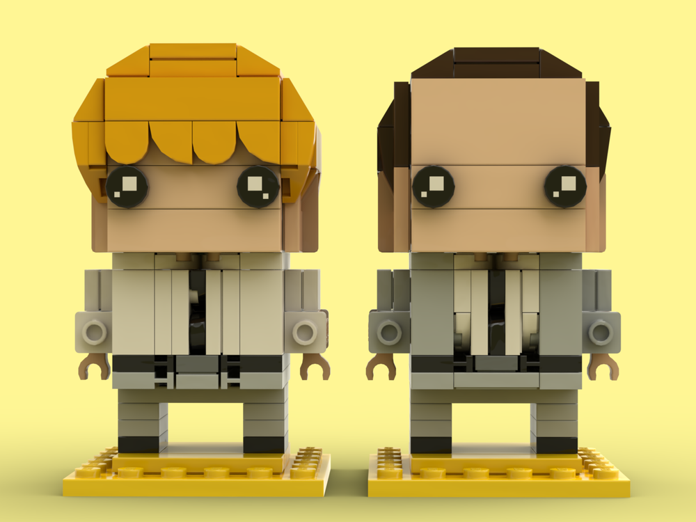 LEGO MOC Mimura & Okajima - Assassination BrickHeadz by AnimeBricks4 ...