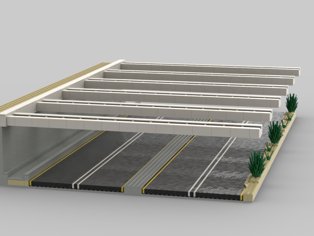 LEGO MOC Futuristic Highway by Futurism_Lego | Rebrickable - Build with ...
