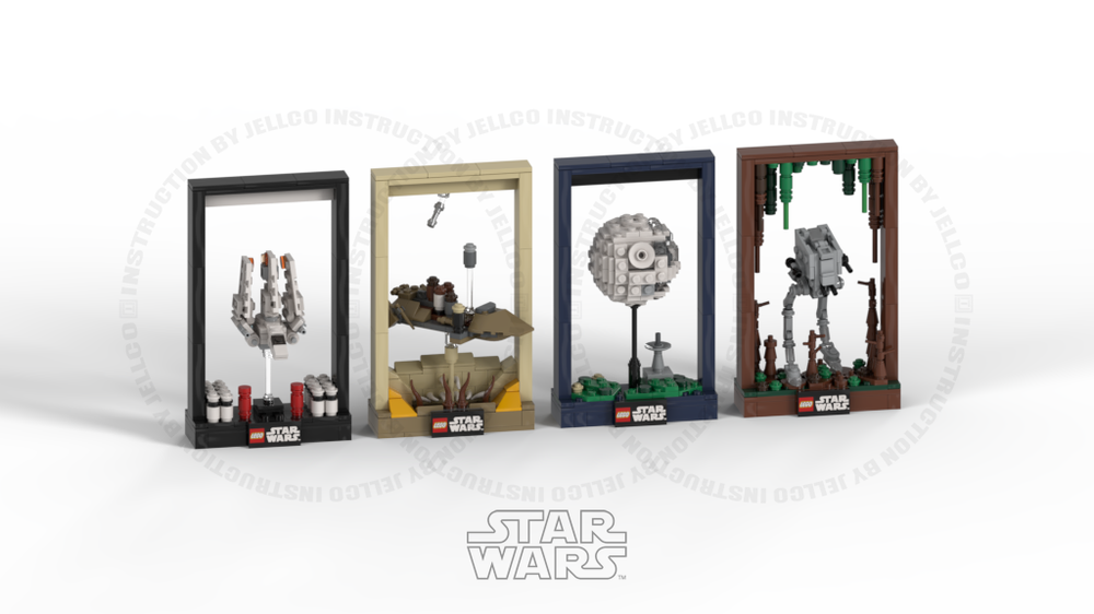 LEGO MOC-150416 SW Original Trilogy Desktop Poster 3D version : Episode ...