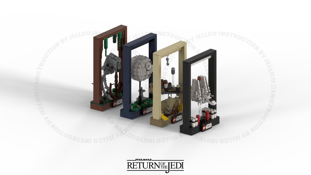 LEGO MOC-150416 SW Original Trilogy Desktop Poster 3D version : Episode ...