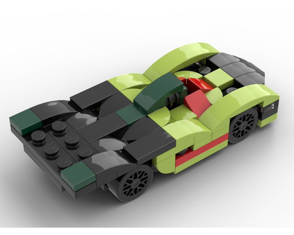 LEGO MOC Retro Prototype Race Car 30434 by SomeDude | Rebrickable ...