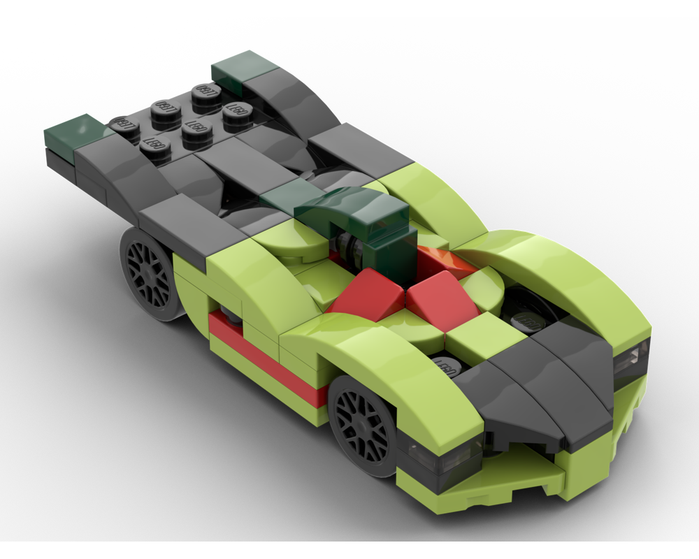 LEGO MOC Retro Prototype Race Car 30434 by SomeDude | Rebrickable ...