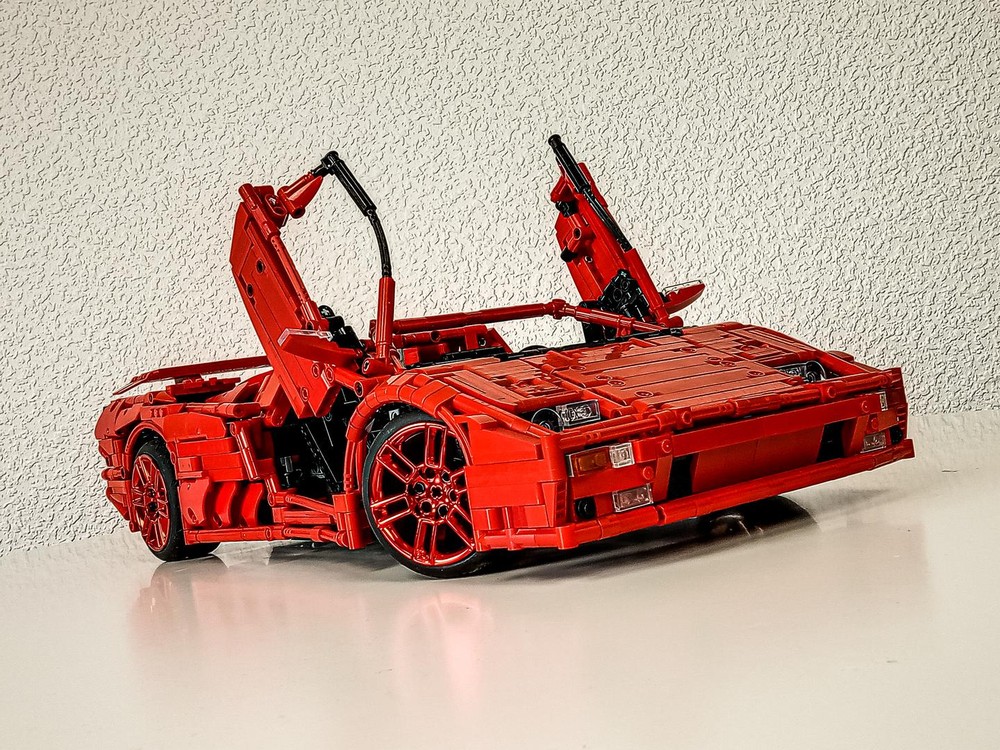 LEGO MOC Lamborghini Diablo VT Roadster 1:10 by FrizzlesTechnicMotors ...