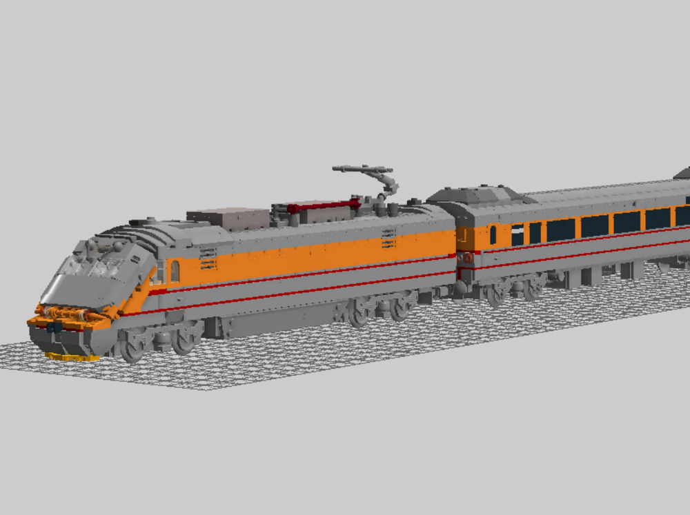 LEGO MOC LEGO Push–pull train(PP) (Tze-Chiang) 樂高推拉式自強號(PP) (1000編組) by ...