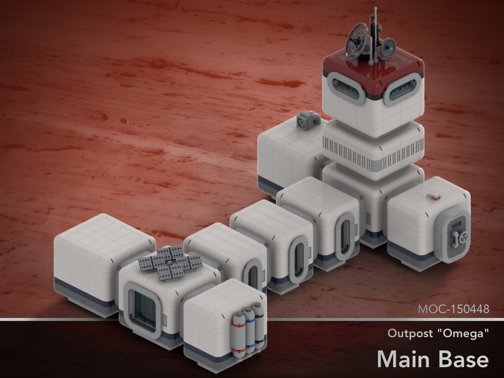 LEGO MOC Outpost Omega : Main Base by brampf | Rebrickable - Build with ...