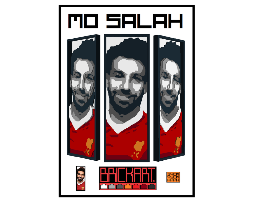 LEGO MOC MO SALAH, Liverpool FC. by brickart | Rebrickable - Build with ...