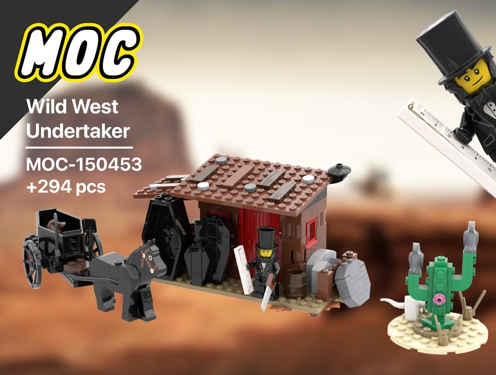 LEGO MOC Wild West Undertaker | Western | Cowboys | Lone Ranger ...