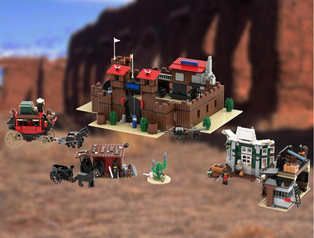LEGO MOC Wild West Undertaker | Western | Cowboys | Lone Ranger ...