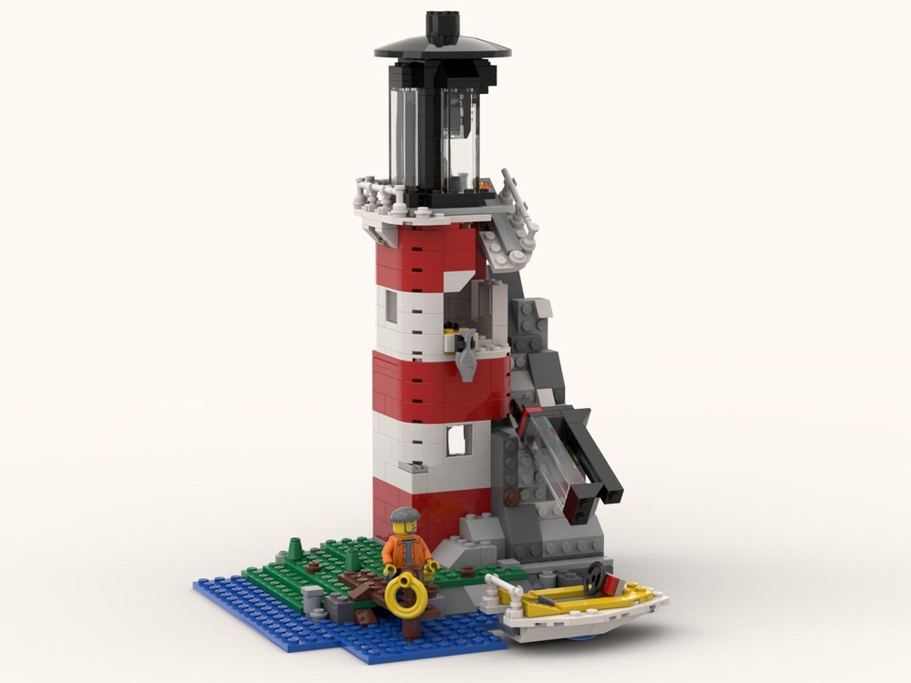 LEGO MOC Wrecked Lighthouse by MarkRufus | Rebrickable - Build with LEGO