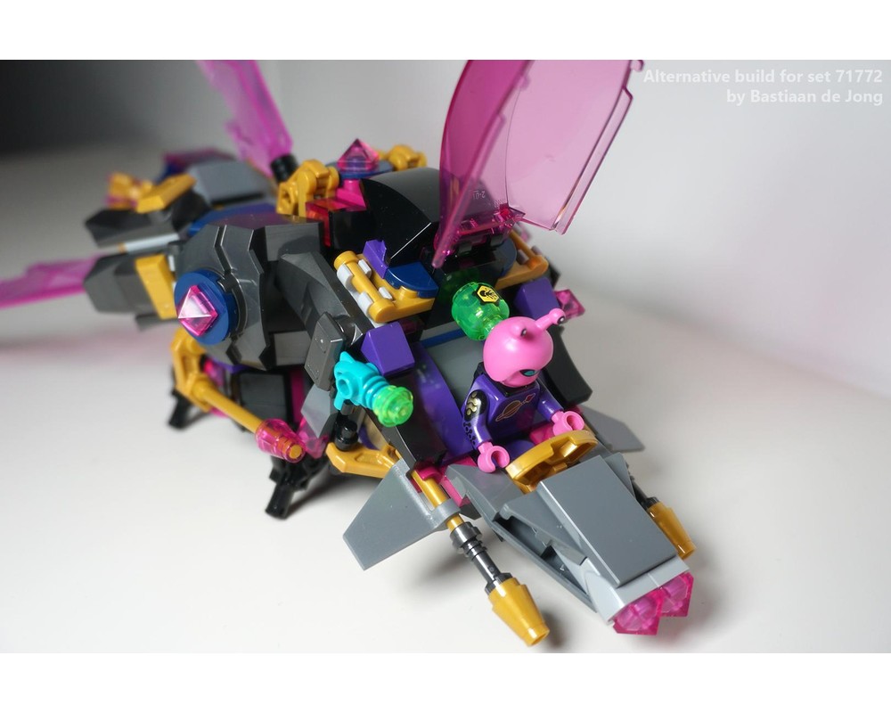 Lego Moc Alien Spaceship By Bassdj Rebrickable Build With Lego