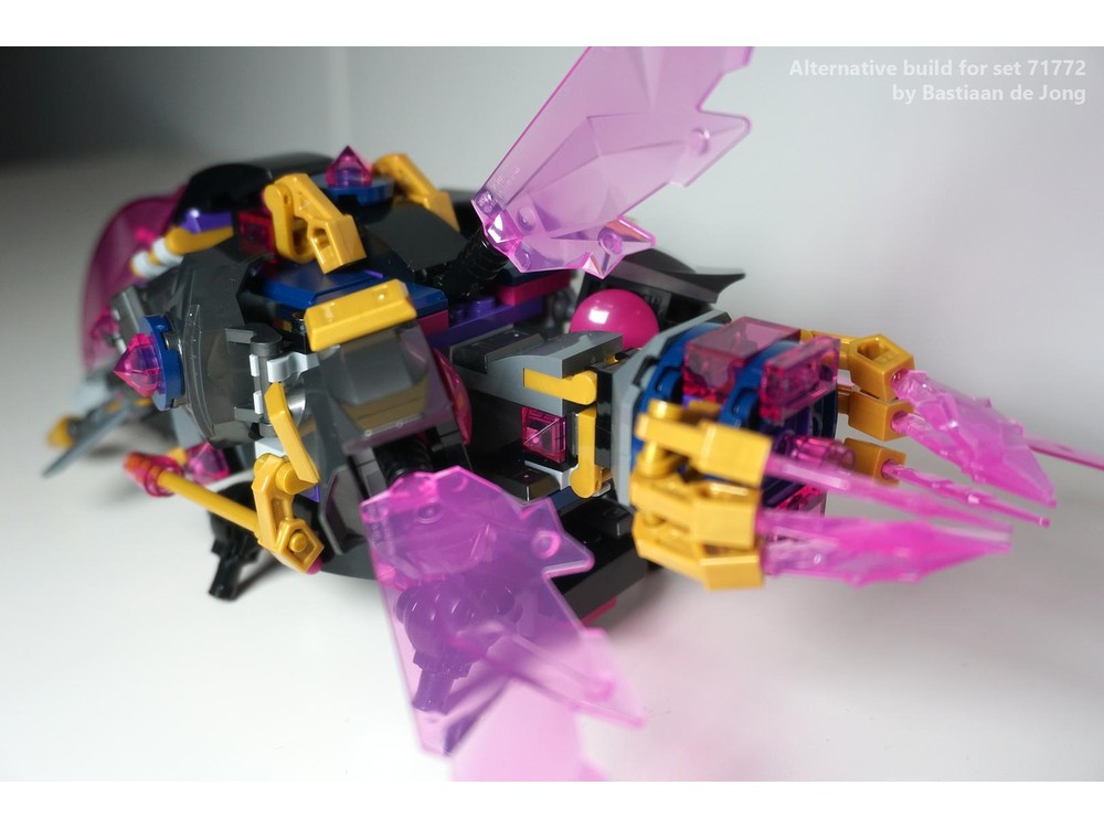 Lego Moc Alien Spaceship By Bassdj Rebrickable Build With Lego