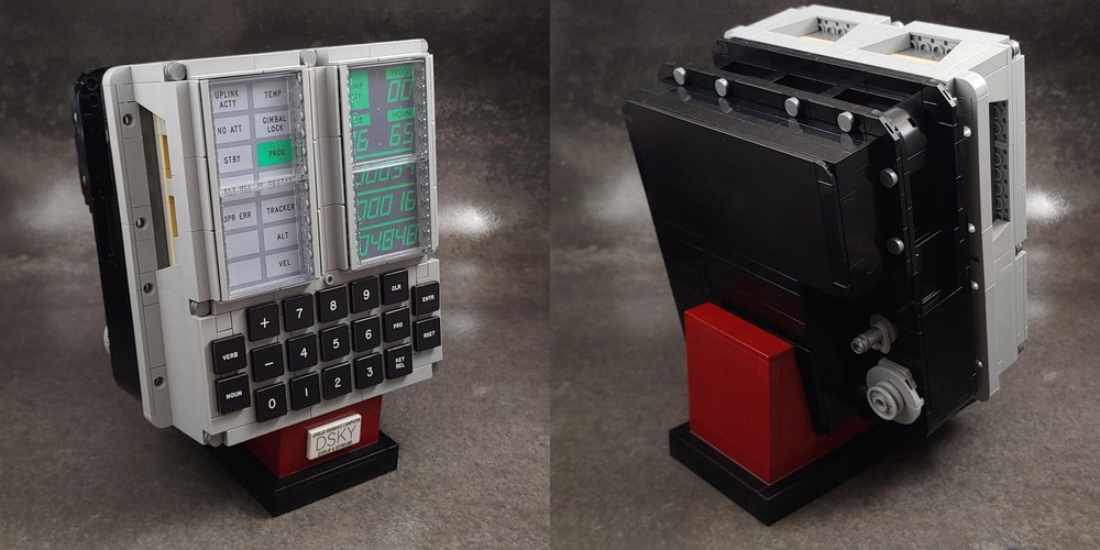 LEGO MOC Apollo Guidance Computer DSKY (Display & Keyboard) by dogs_on_mars | Rebrickable ...