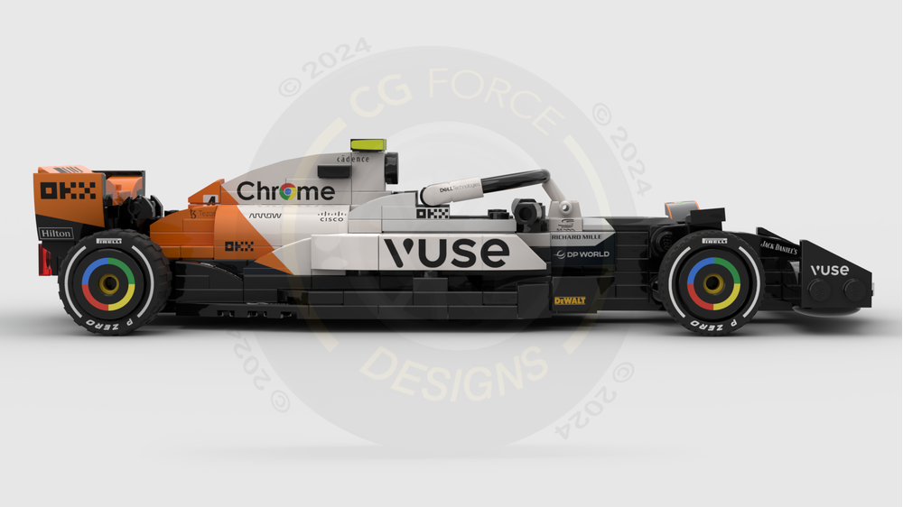 Lego Moc F1 Mclaren Mcl60 Monaco By Cgforcedesigns Rebrickable