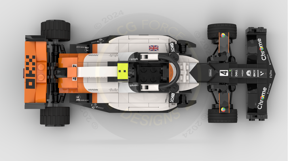 Lego Moc F1 Mclaren Mcl60 Monaco By Cgforcedesigns Rebrickable