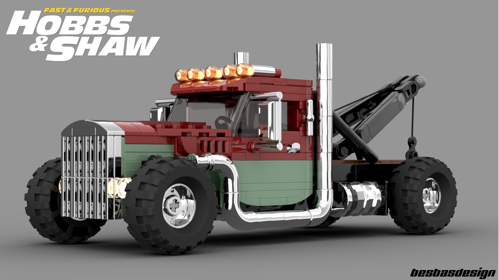 LEGO MOC Peterbilt from "Hobbs & Shaw" by besbasdesign | Rebrickable ...