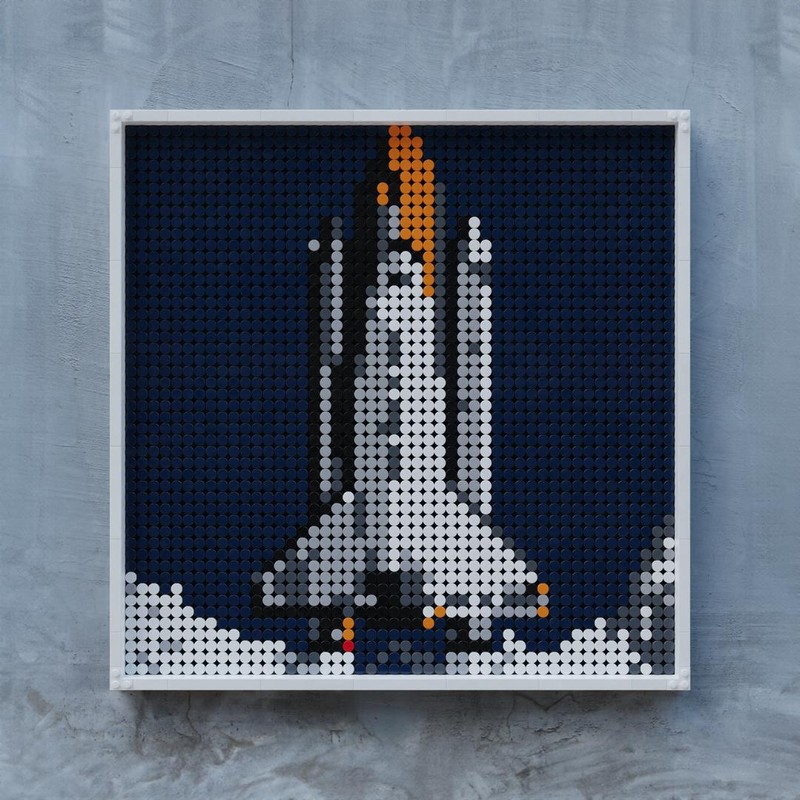 LEGO MOC Space Shuttle Launch by MegaToby | Rebrickable - Build with LEGO