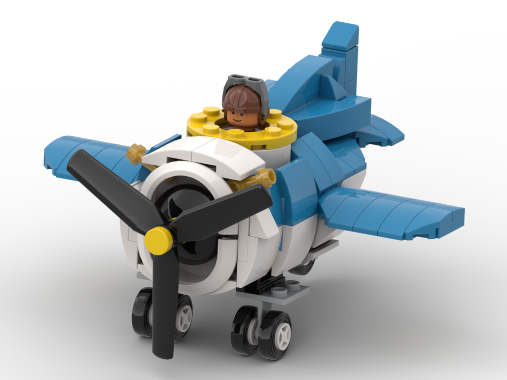 LEGO MOC Small aircraft by player H | Rebrickable - Build with LEGO