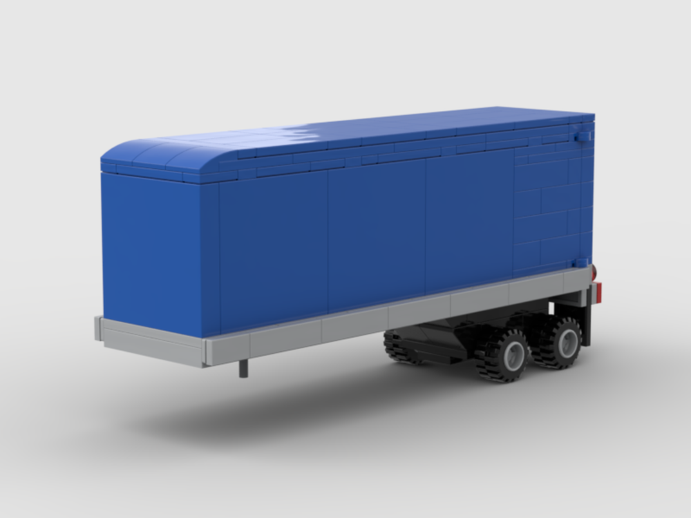 LEGO MOC Basic semi trailer by MaizeRanger | Rebrickable - Build with LEGO