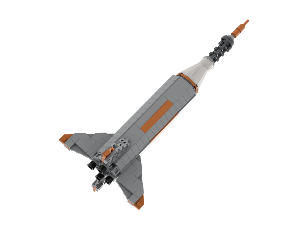 LEGO MOC Little Joe rocket by zeegiraf | Rebrickable - Build with LEGO