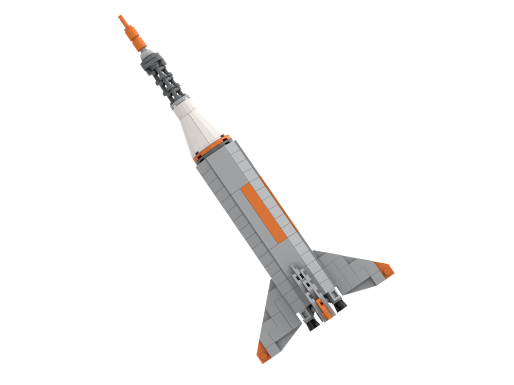 LEGO MOC Little Joe rocket by zeegiraf | Rebrickable - Build with LEGO