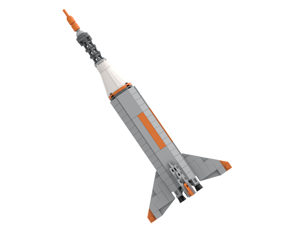 LEGO MOC Little Joe rocket by zeegiraf | Rebrickable - Build with LEGO