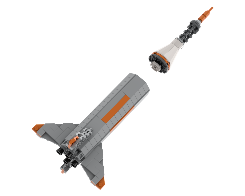 LEGO MOC Little Joe rocket by zeegiraf | Rebrickable - Build with LEGO