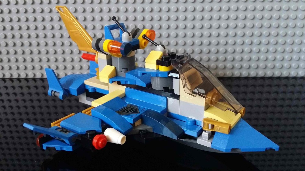 LEGO MOC Jet Drone JD-784.3 "Scout" by A.Fool | Rebrickable - Build ...