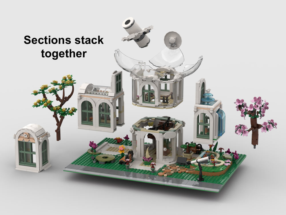 LEGO MOC Botanical Observatory by rykfield | Rebrickable - Build with LEGO