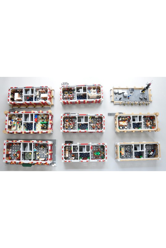 LEGO MOC Modular Skyscraper "The Daily Stud" by peedeejay | Rebrickable ...