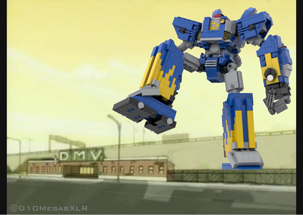 LEGO MOC Megas XLR (V3) by D10MegasXLR | Rebrickable - Build with LEGO